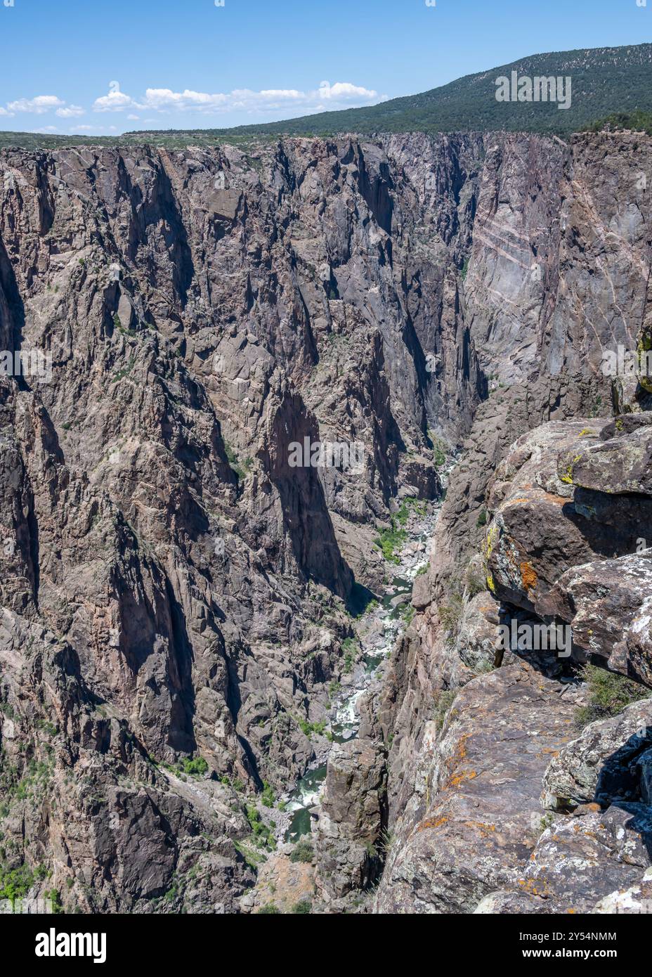 Gunnison River, at Chasm View Trail, in Black Canyon of the Gunnison ...