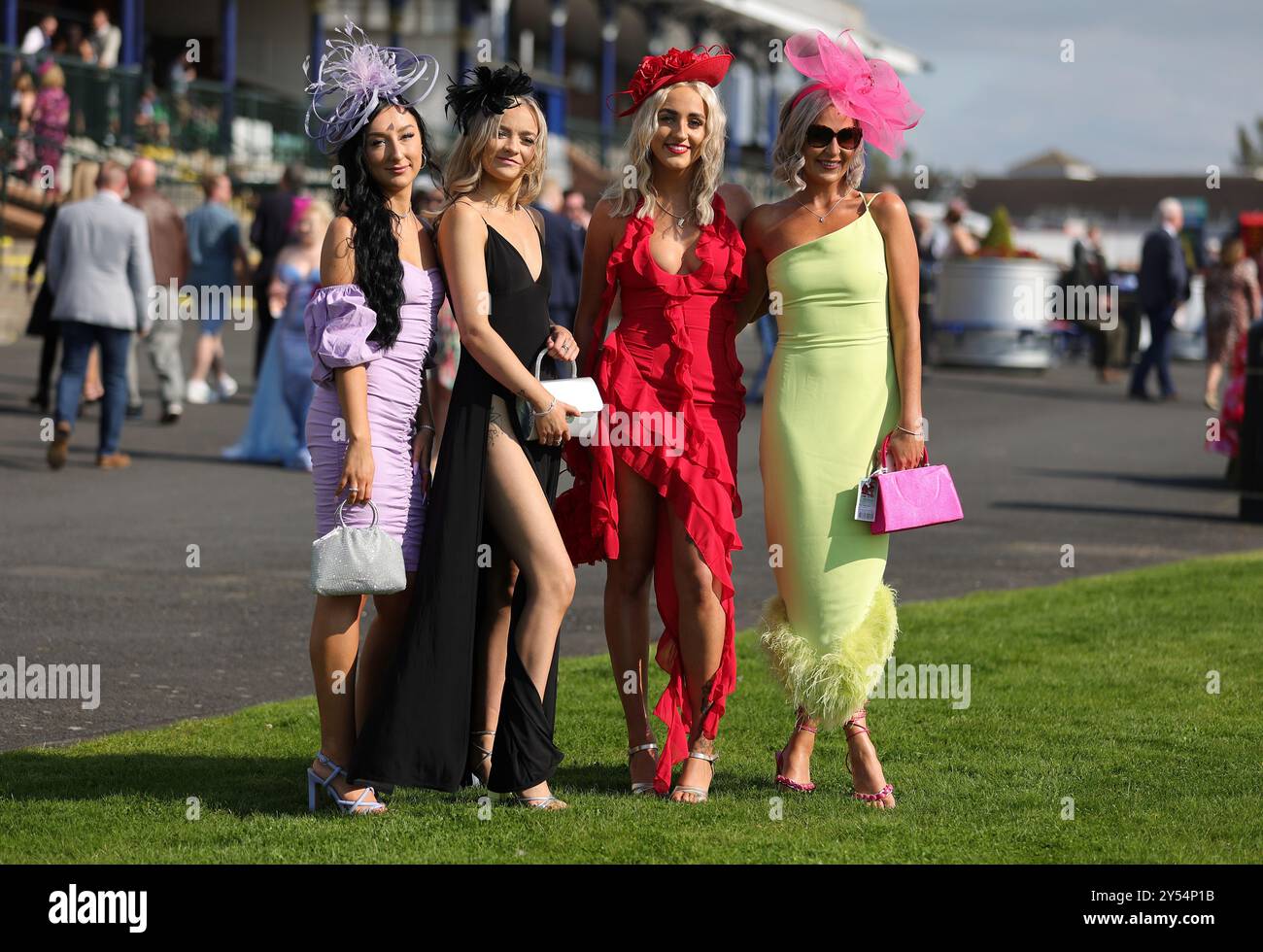 Racegoers during the Virgin Bet Ayr Gold Cup Ladies Day at Ayr ...