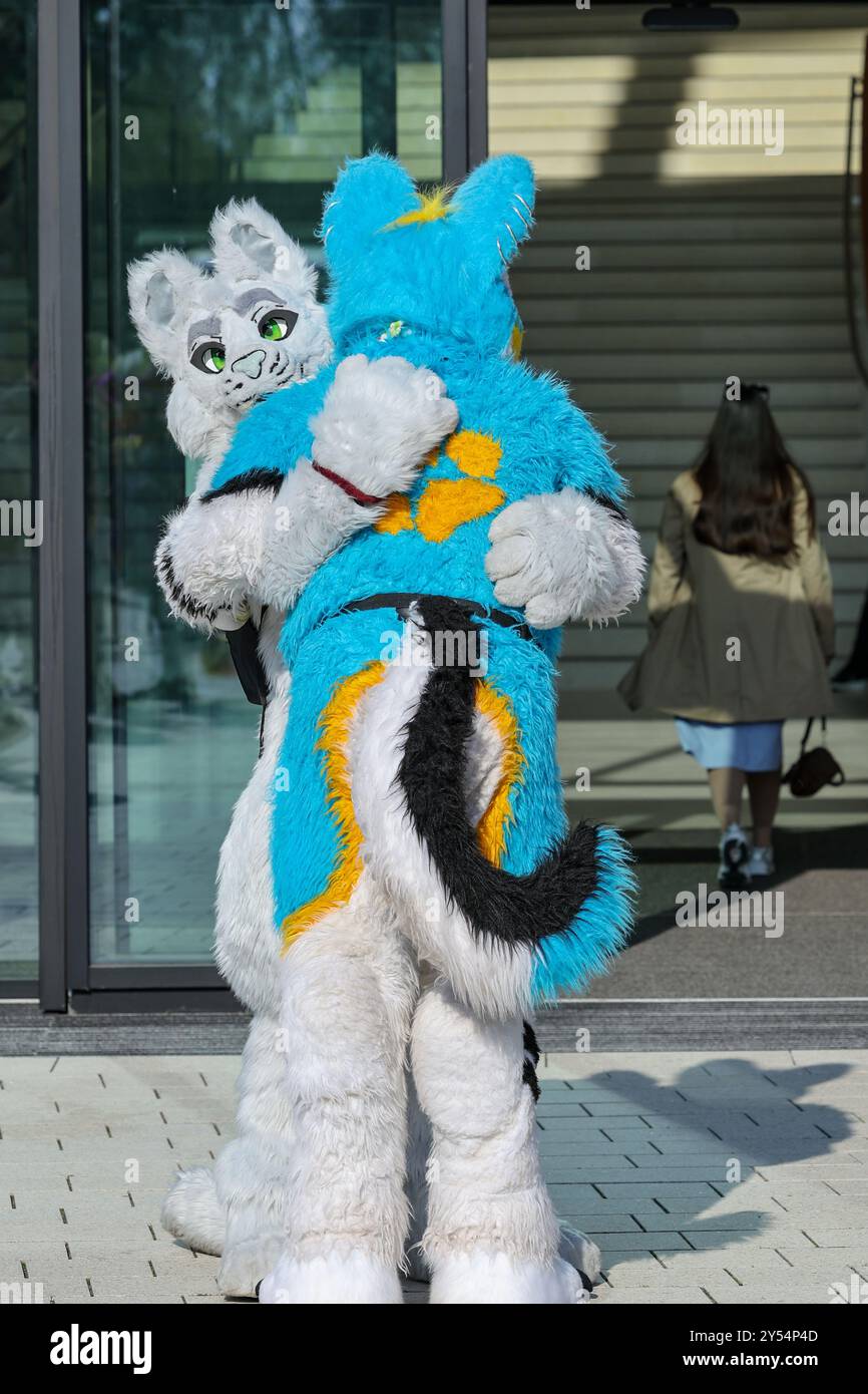 Hamburg, Germany. 20th Sep, 2024. Attendees of the Eurofurence ...
