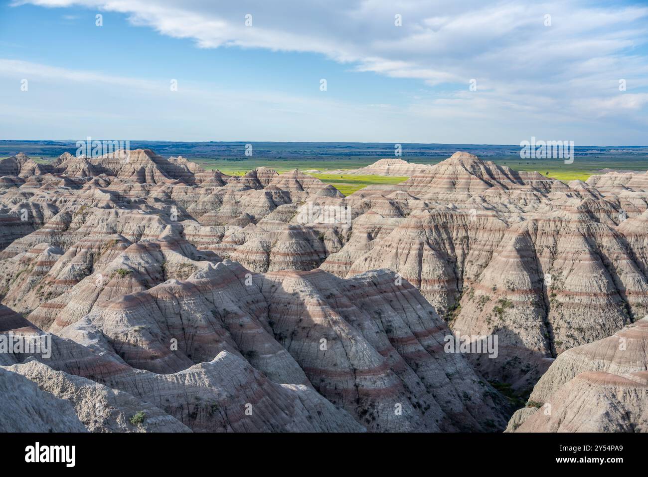 White River Valley Overlook, in Badlands National Park, near Rapid City ...