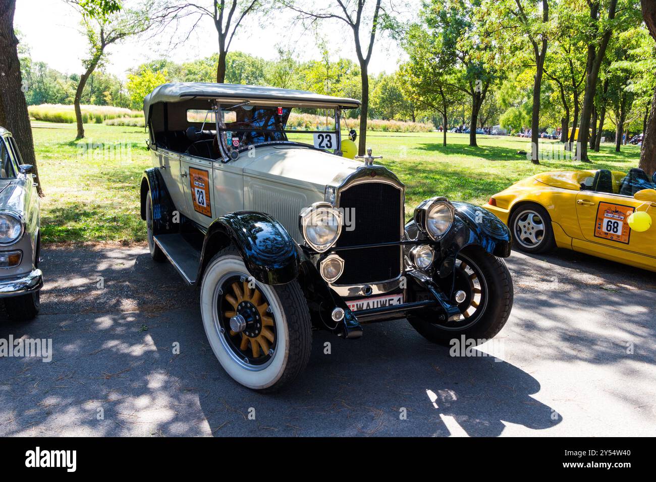 Willys-Knight at Vienna Classic Days 2024, oldtimer car parade ...