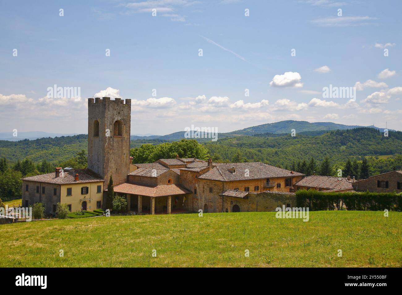 The monastery of Badia a Coltibuono, founded in 1051, was owned by ...
