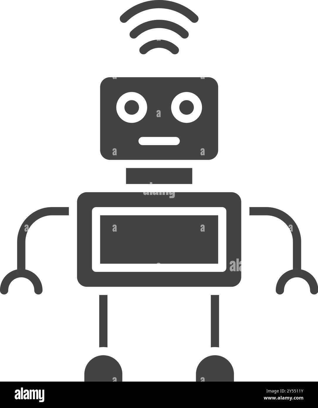 Smart Robotic icon vector image. Suitable for mobile application web ...