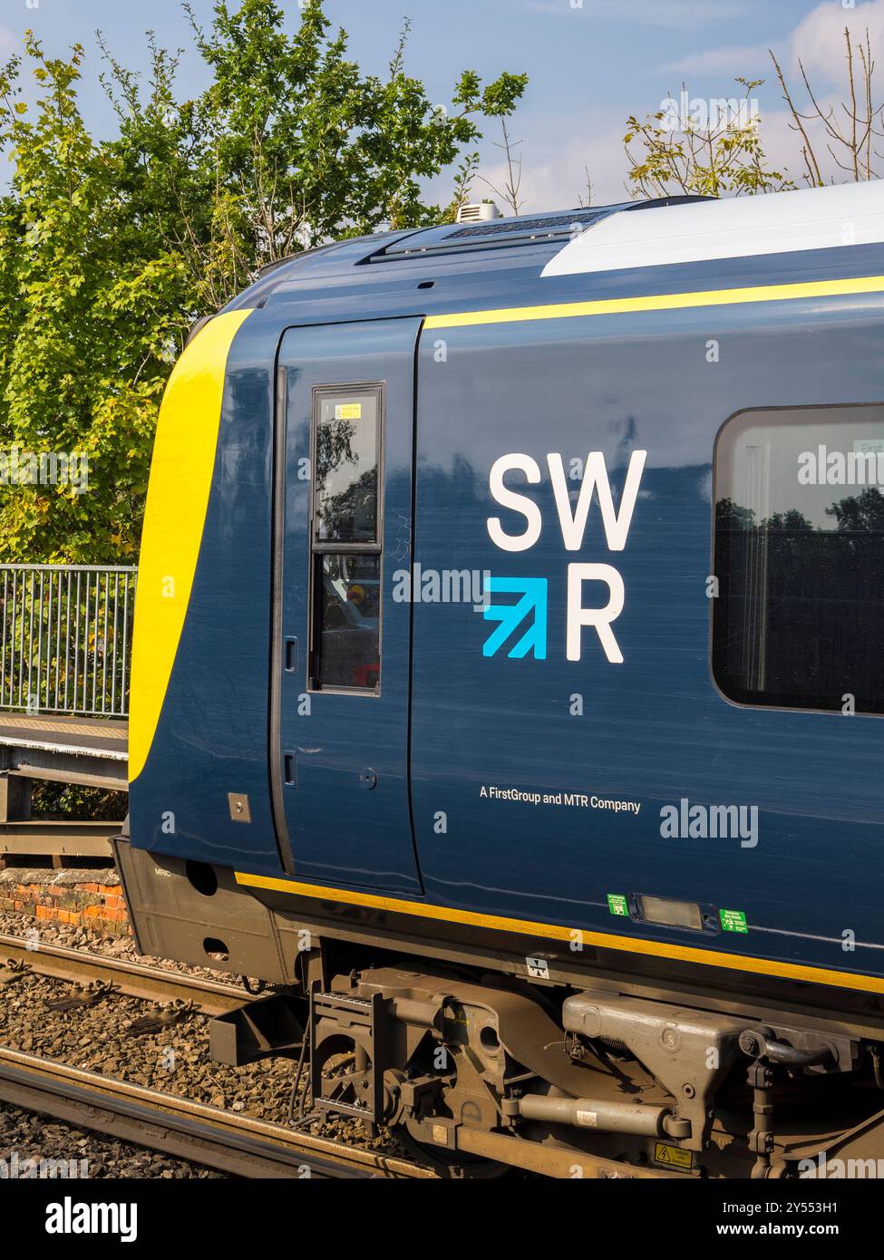 SWR Train, Ash Vale Train Station, Ash Vale, Surrey, England, UK, GB ...