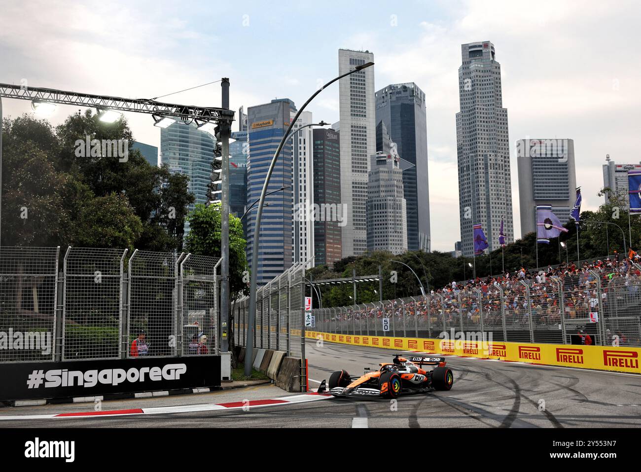 Singapore, Singapore. 20th Sep, 2024. Oscar Piastri (AUS) McLaren MCL38 ...