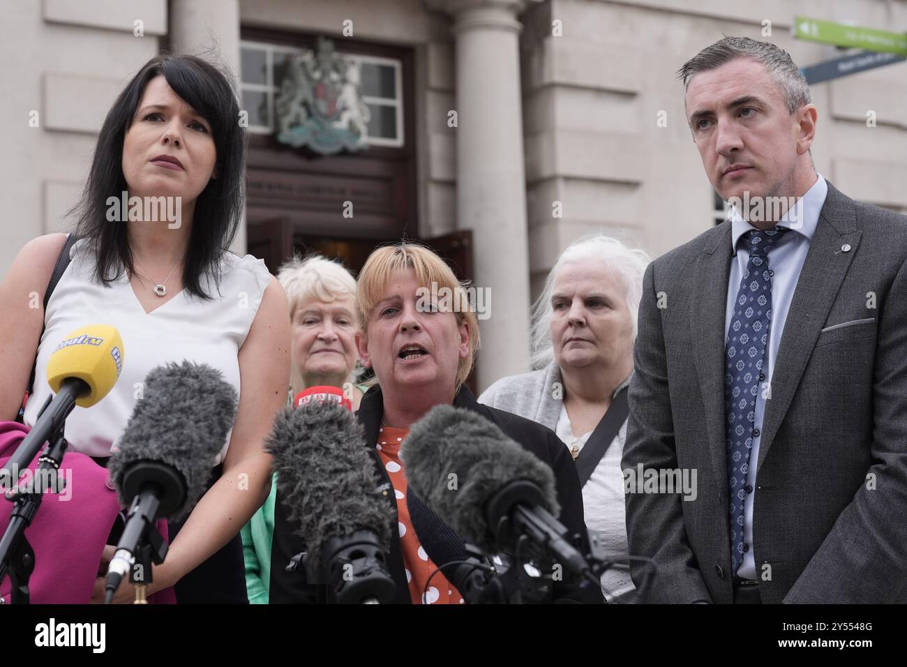 (left to right) Grainne Teggart, Amnesty International UK's Northern ...