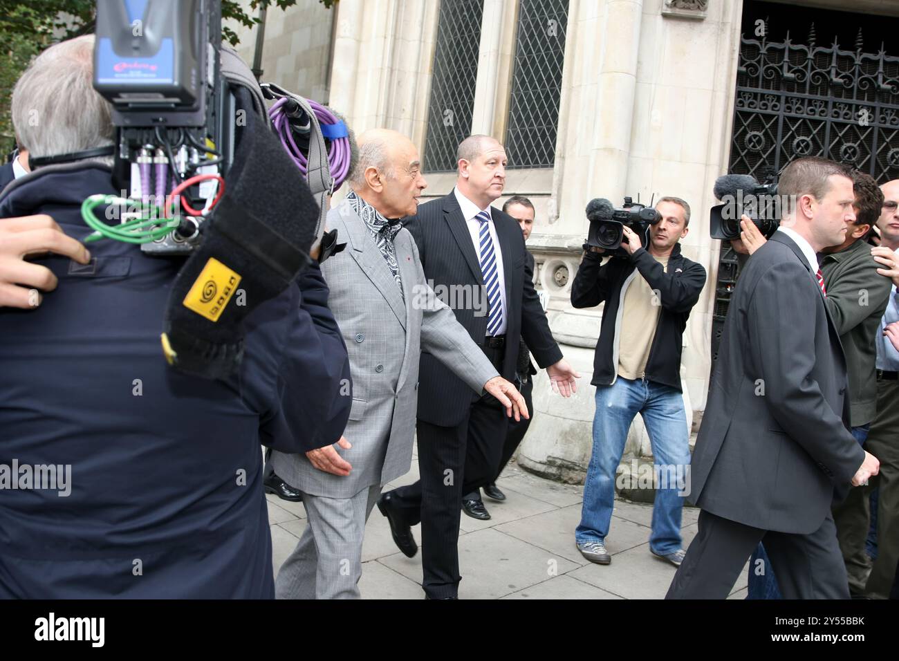 Pic shows: Mohamed Al-Fayed Egyptian businessman Seen here arriving at ...