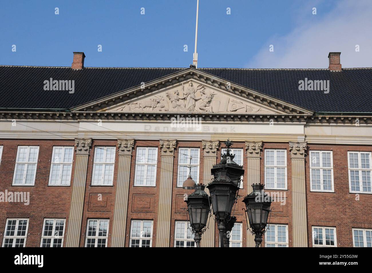 Copenhagen/ Denmark/20 September 2024/Danske bank office h building at konegsn nytorv in capital ...