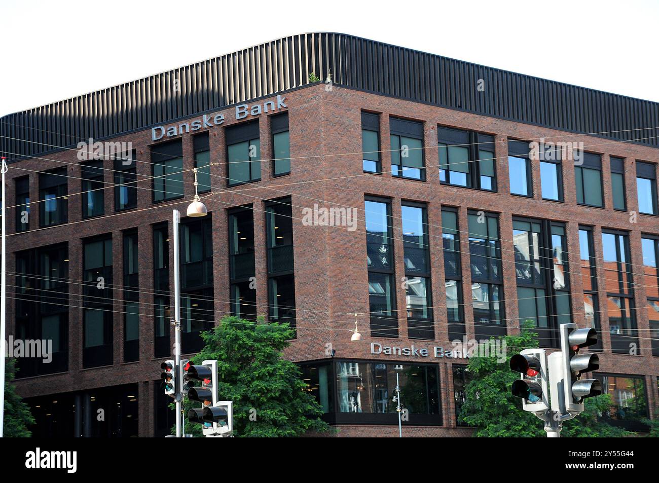 Copenhagen/ Denmark/20 September 2024/Danske bank office h building at konegsn nytorv in capital ...