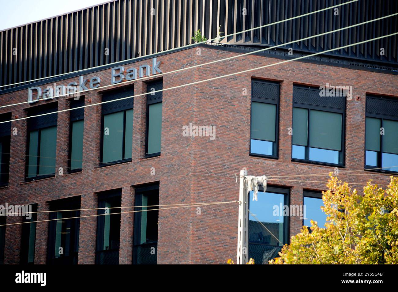 Copenhagen/ Denmark/20 September 2024/Danske bank office h building at konegsn nytorv in capital ...