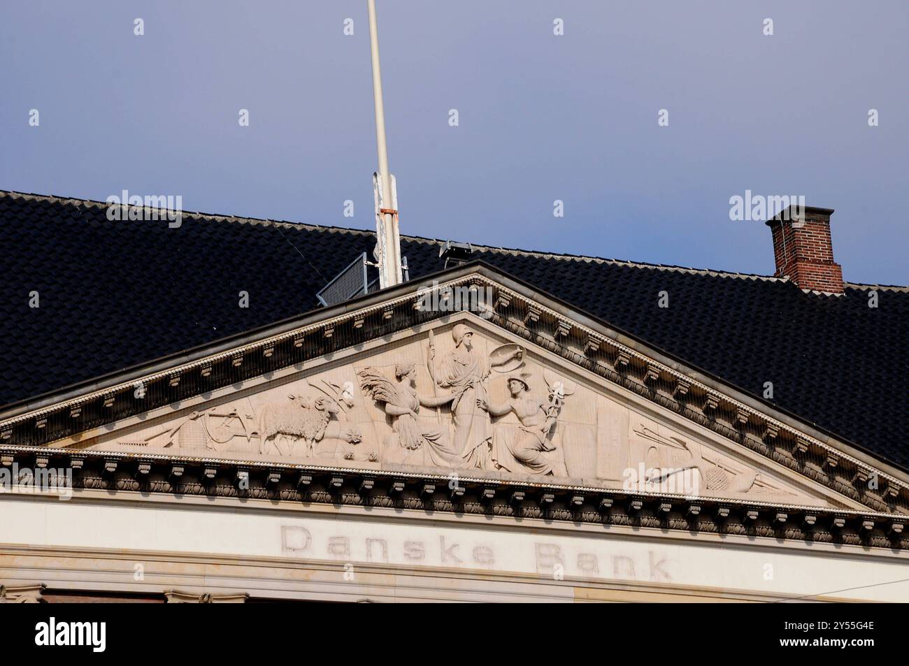 Copenhagen/ Denmark/20 September 2024/Danske bank office h building at konegsn nytorv in capital ...