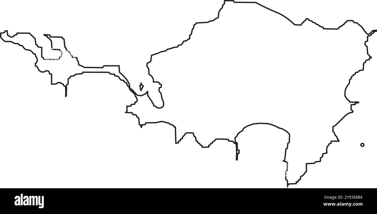 Sint maarten outline hi-res stock photography and images - Alamy