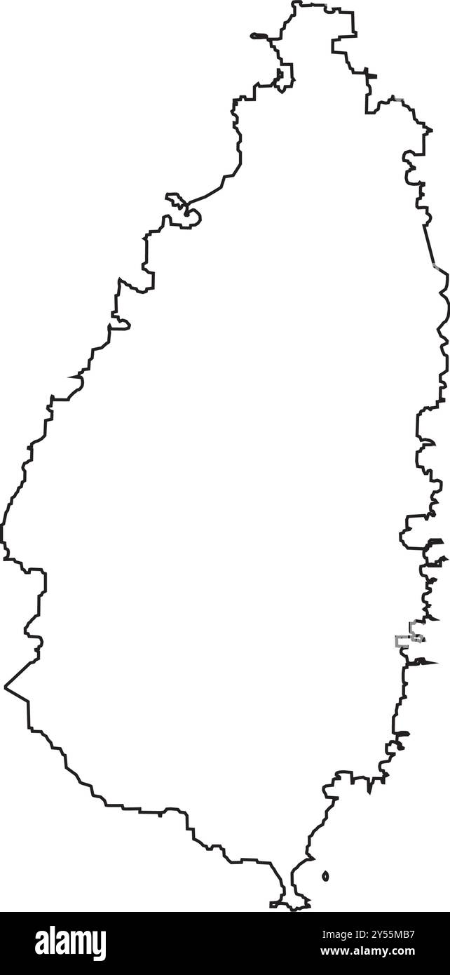 Saint lucia political map capital hi-res stock photography and images ...