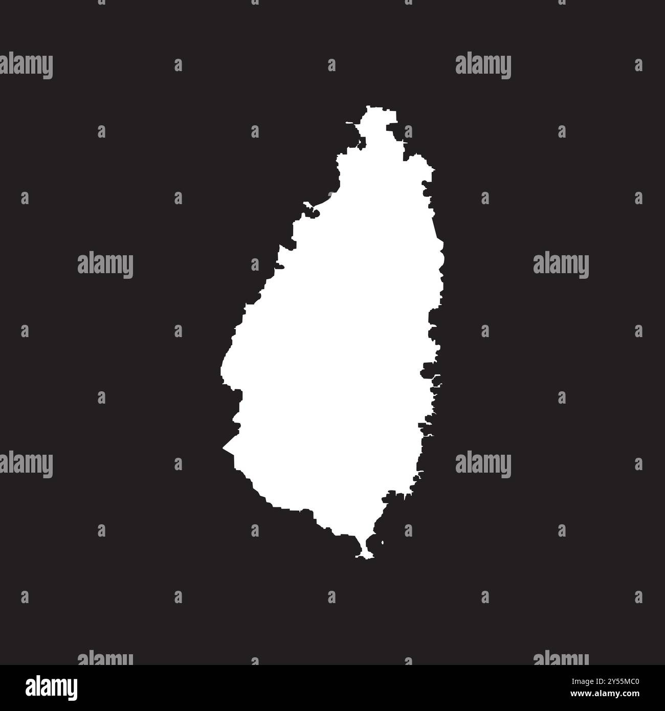 Saint lucia political map capital hi-res stock photography and images ...