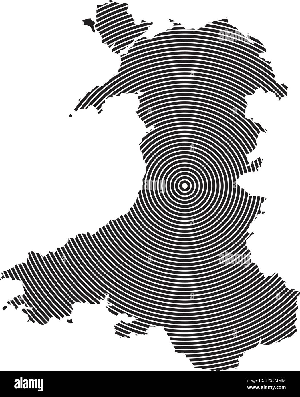 Uk map line art Cut Out Stock Images & Pictures - Alamy