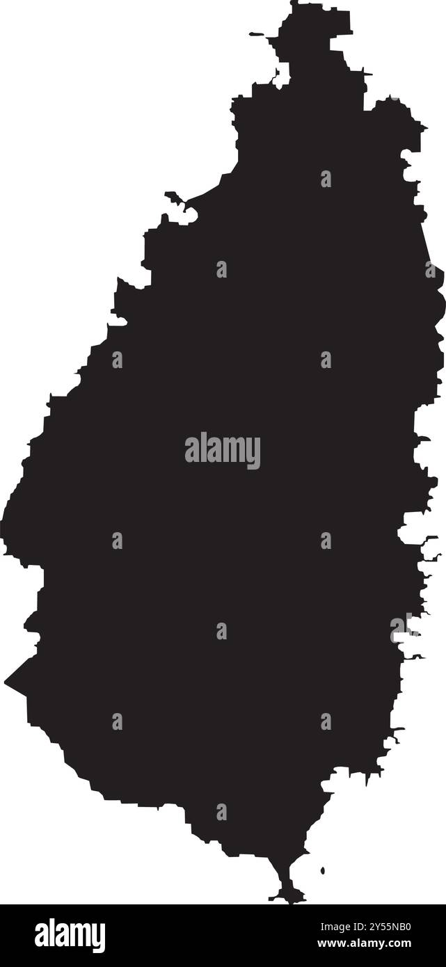 Saint lucia political map capital hi-res stock photography and images ...