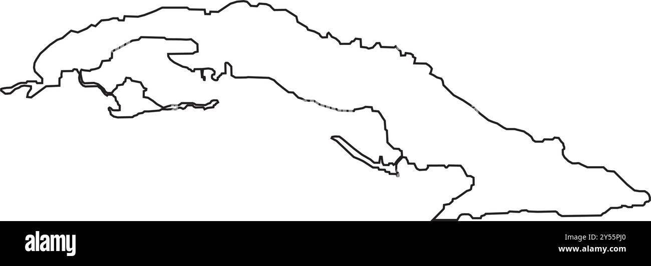 Cuba country map icon element design Stock Vector Image & Art - Alamy