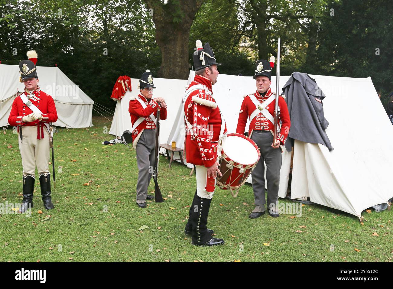 33rd Regiment of Foot encampment, Jane Austen Festival 2024, Holburne ...