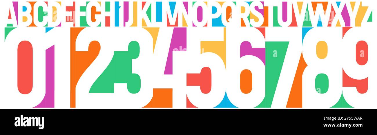 Colour by numbers Stock Vector Images - Alamy
