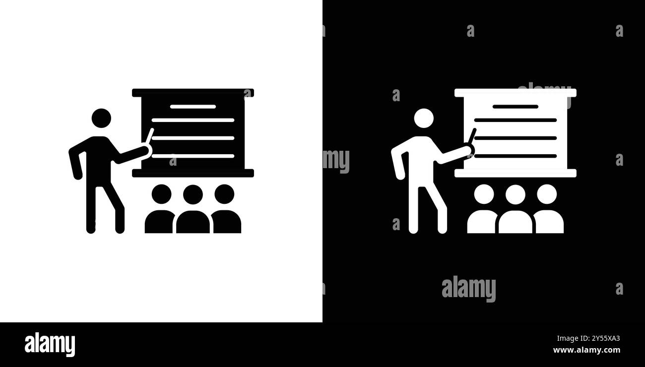 Classroom icon linear logo mark set collection in black and white Stock Vector Image & Art - Alamy