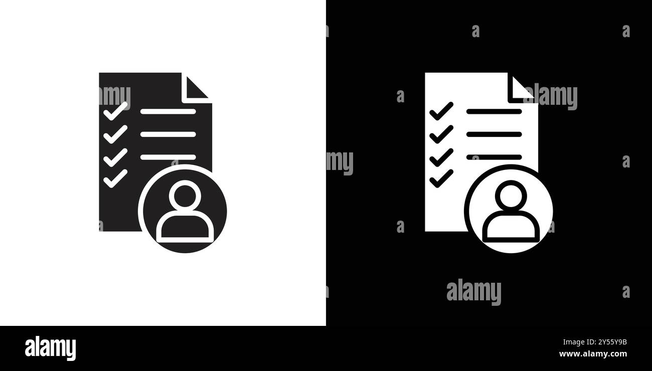 Course completion certificate icon linear logo mark set collection in black and white Stock ...