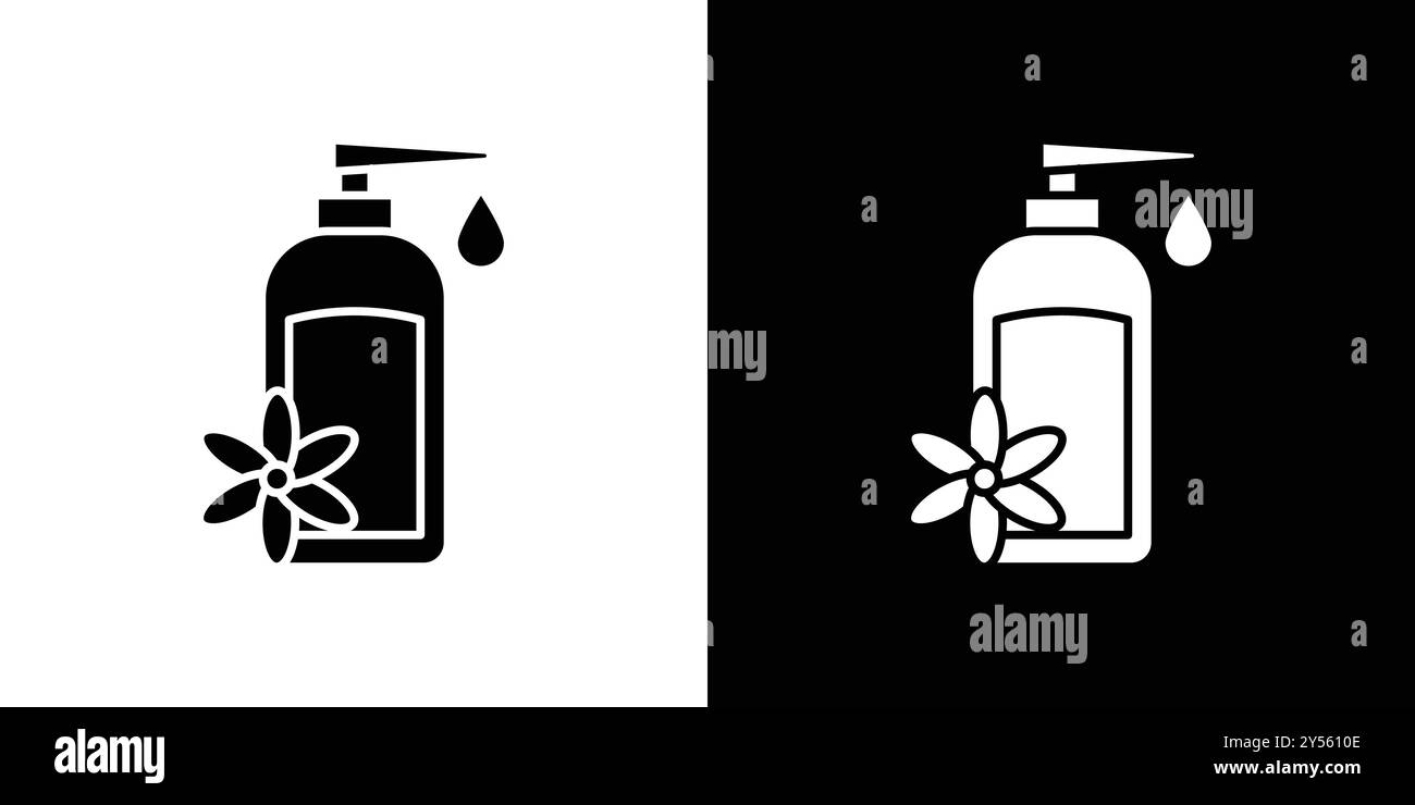 Moisturizing lotion bottle icon linear logo mark set collection in ...