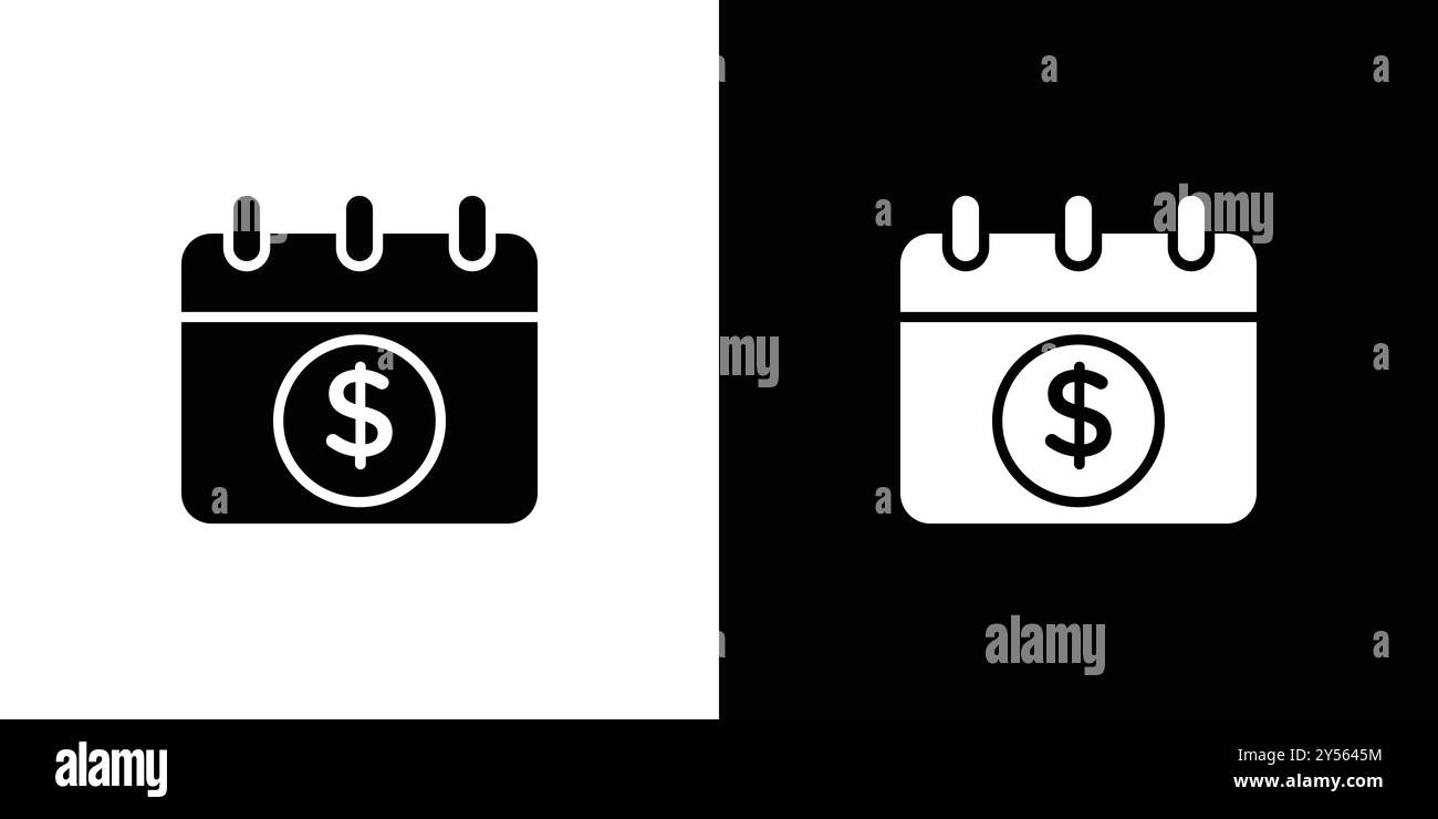 Payday icon linear logo mark set collection in black and white Stock Vector Image & Art - Alamy