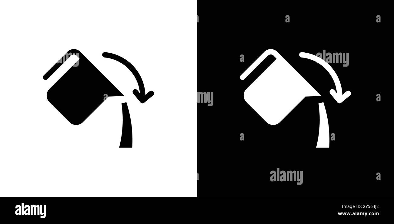 Pouring into measuring jug Stock Vector Images - Alamy