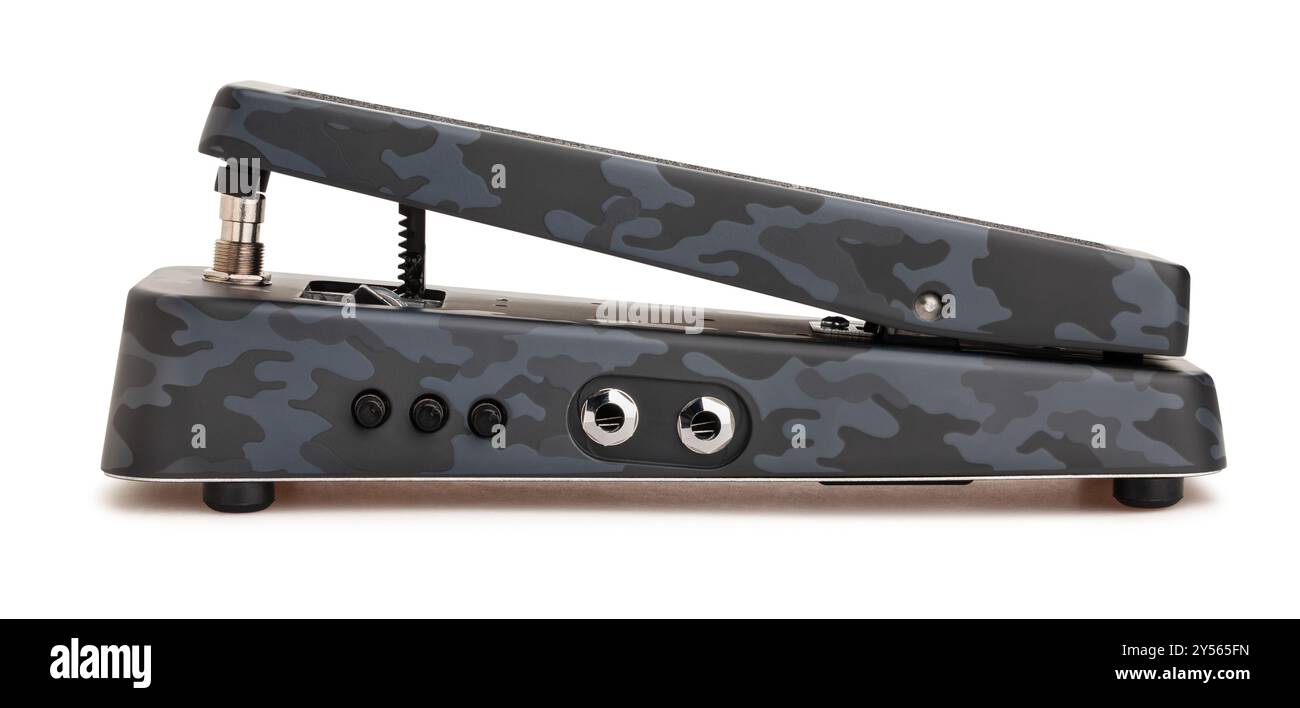 wah pedal path isolated on white Stock Photo - Alamy