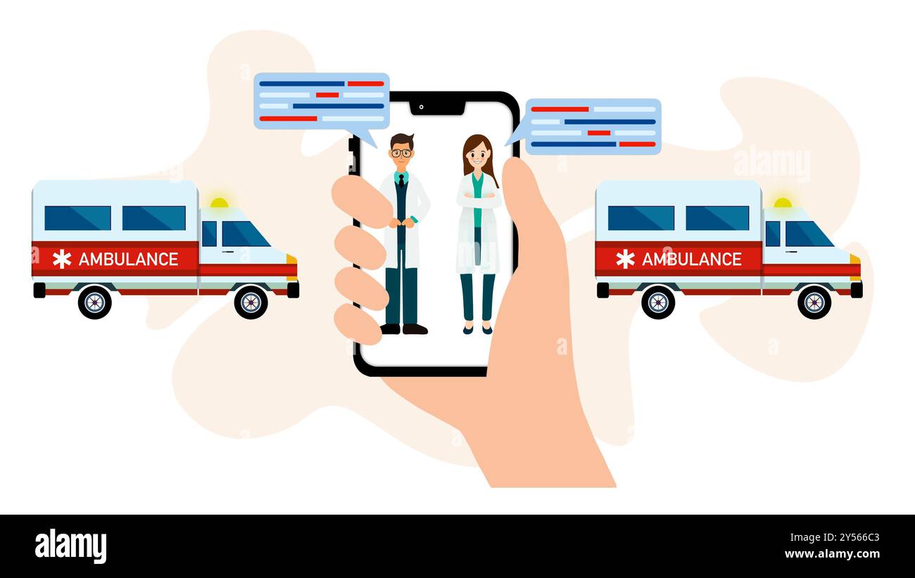 Paramedic responding Cut Out Stock Images & Pictures - Alamy