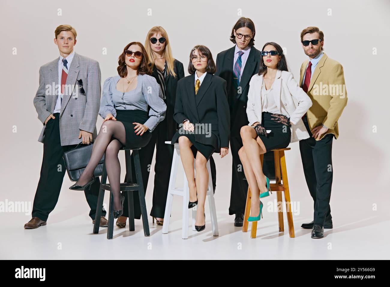 Mixing business chic and bold fashion, these professionals attire ...