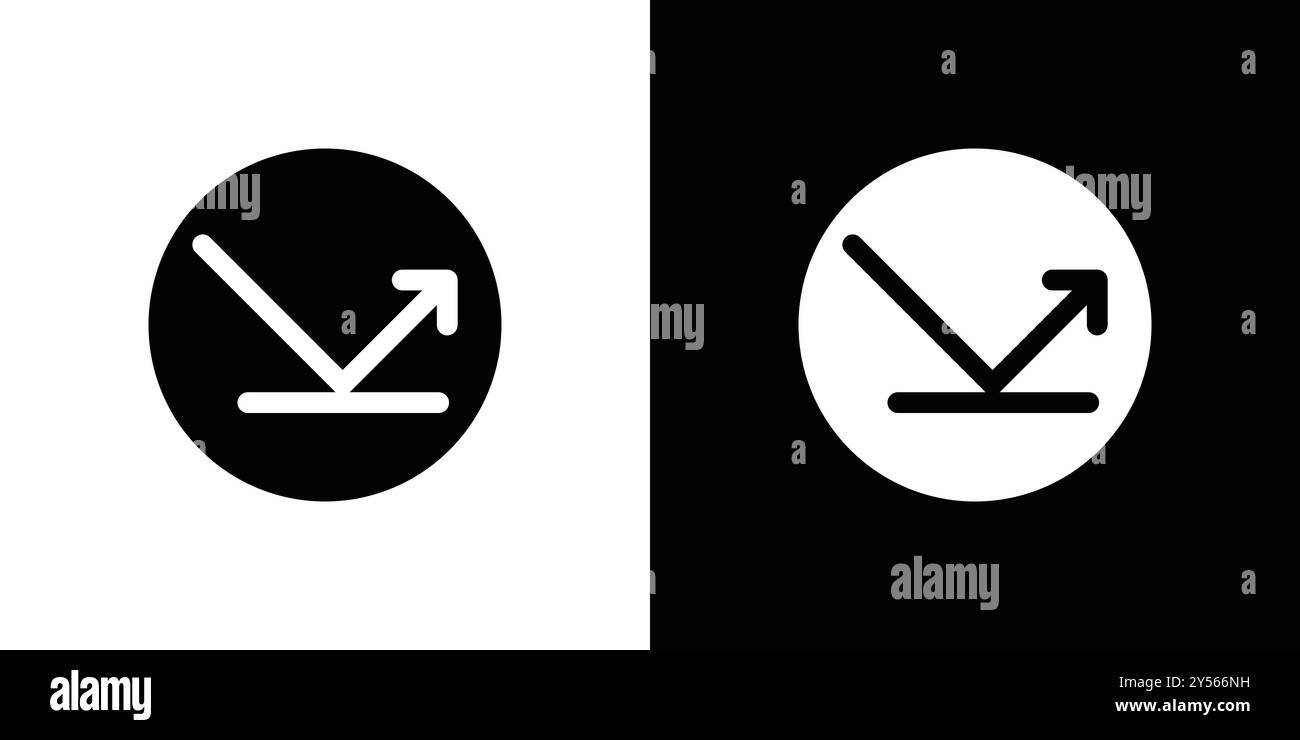 rebound icon linear logo mark set collection in black and white Stock ... rebound icon linear logo mark set collection in black and white Stock ...
