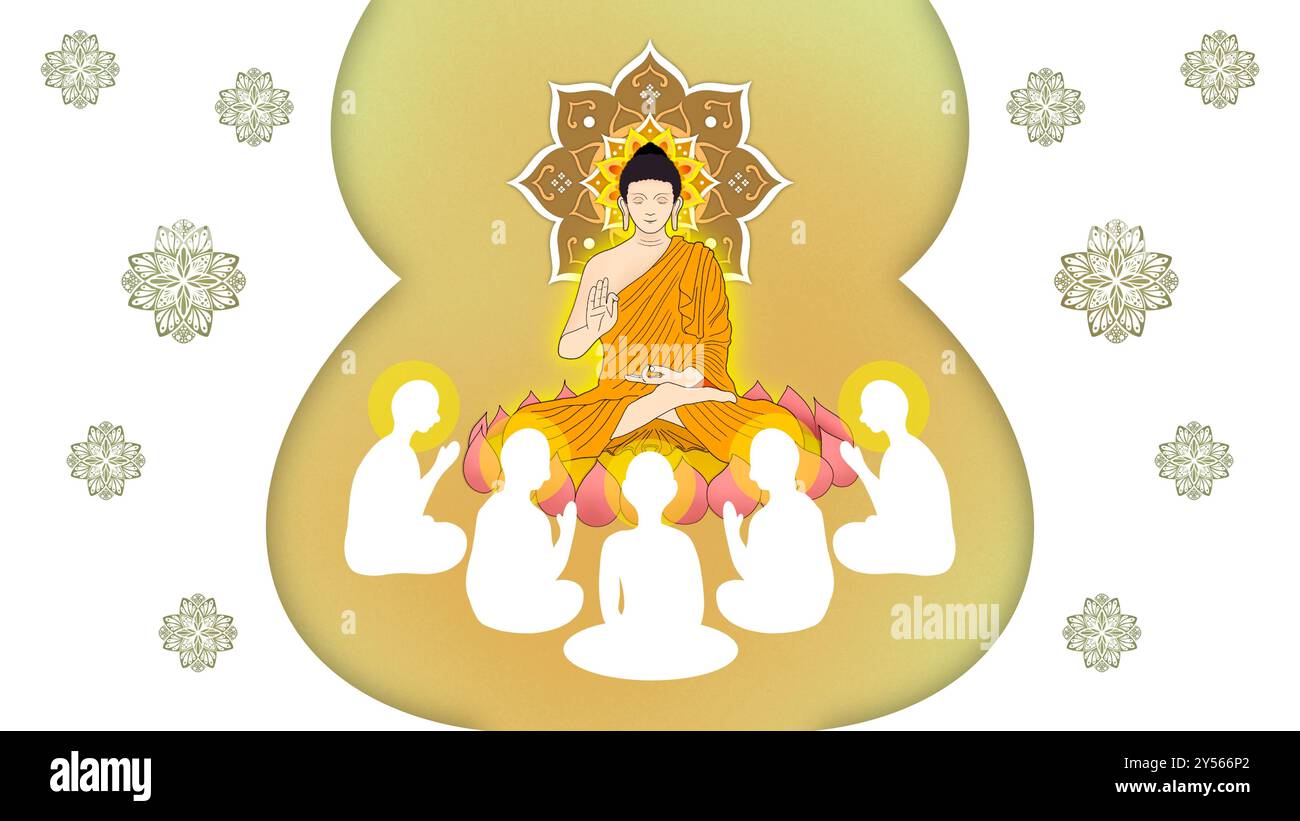 First sermon of the buddha hi-res stock photography and images - Alamy