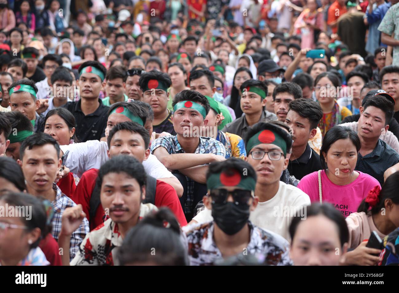 Dhaka, Bangladesh - September 20, 2024: Hundreds of indigenous people ...