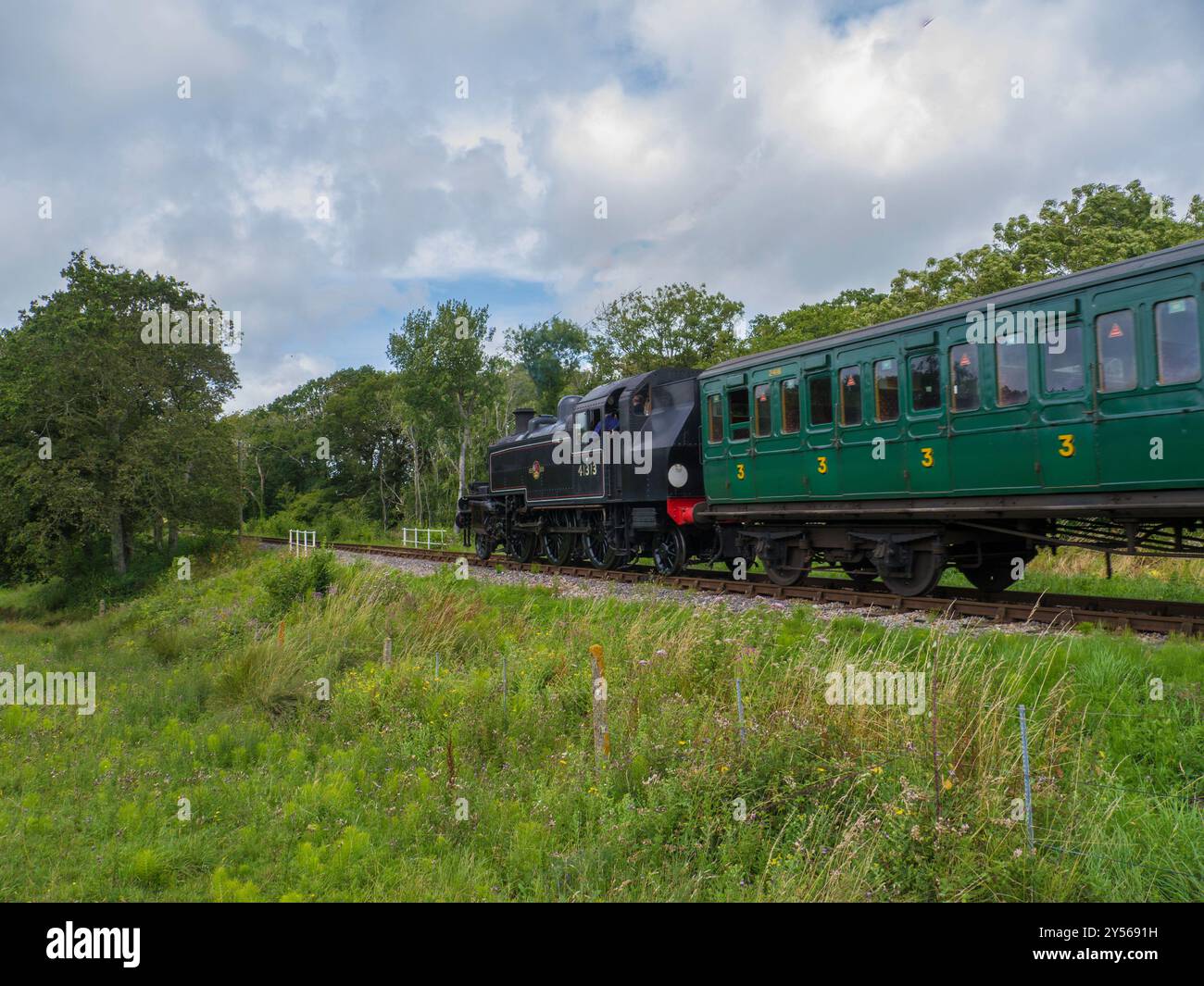 Isle of Wight Steam Railway Stock Photo - Alamy