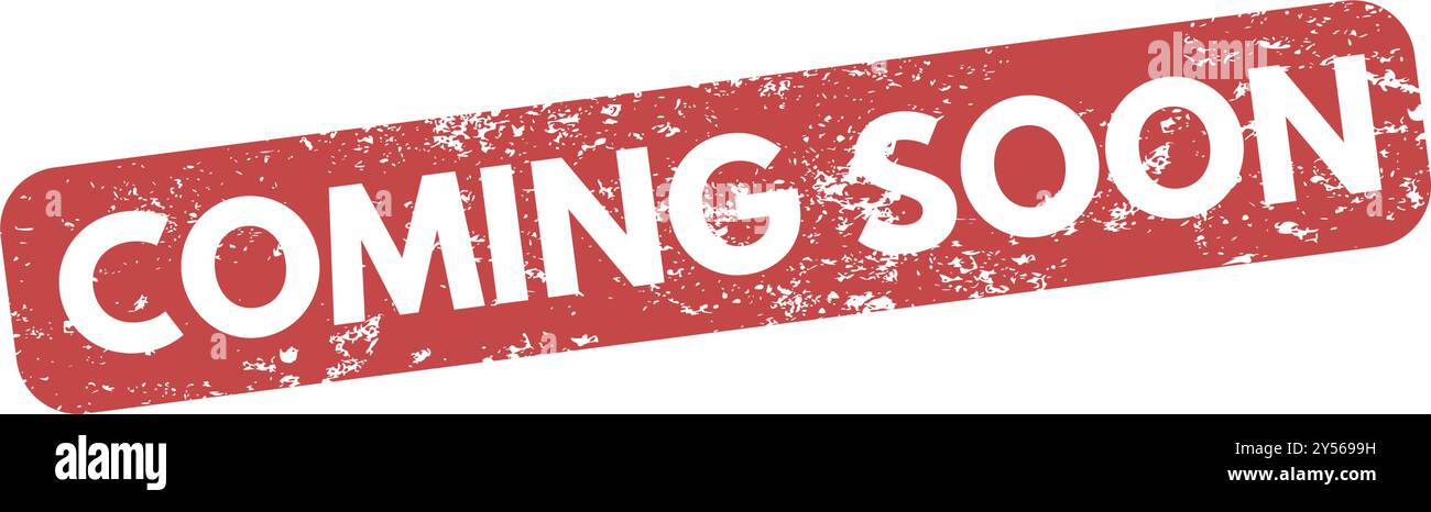 coming soon - grunge red rubber stamp Stock Vector Image & Art - Alamy