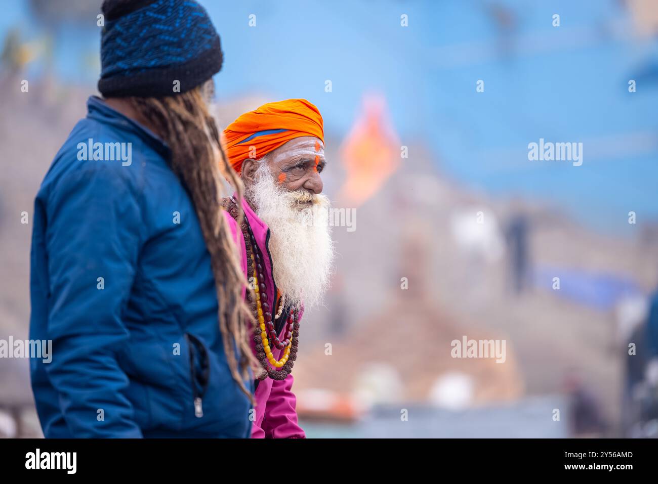 Tourists and local people visiting kashi to worship lord shiva and take ...