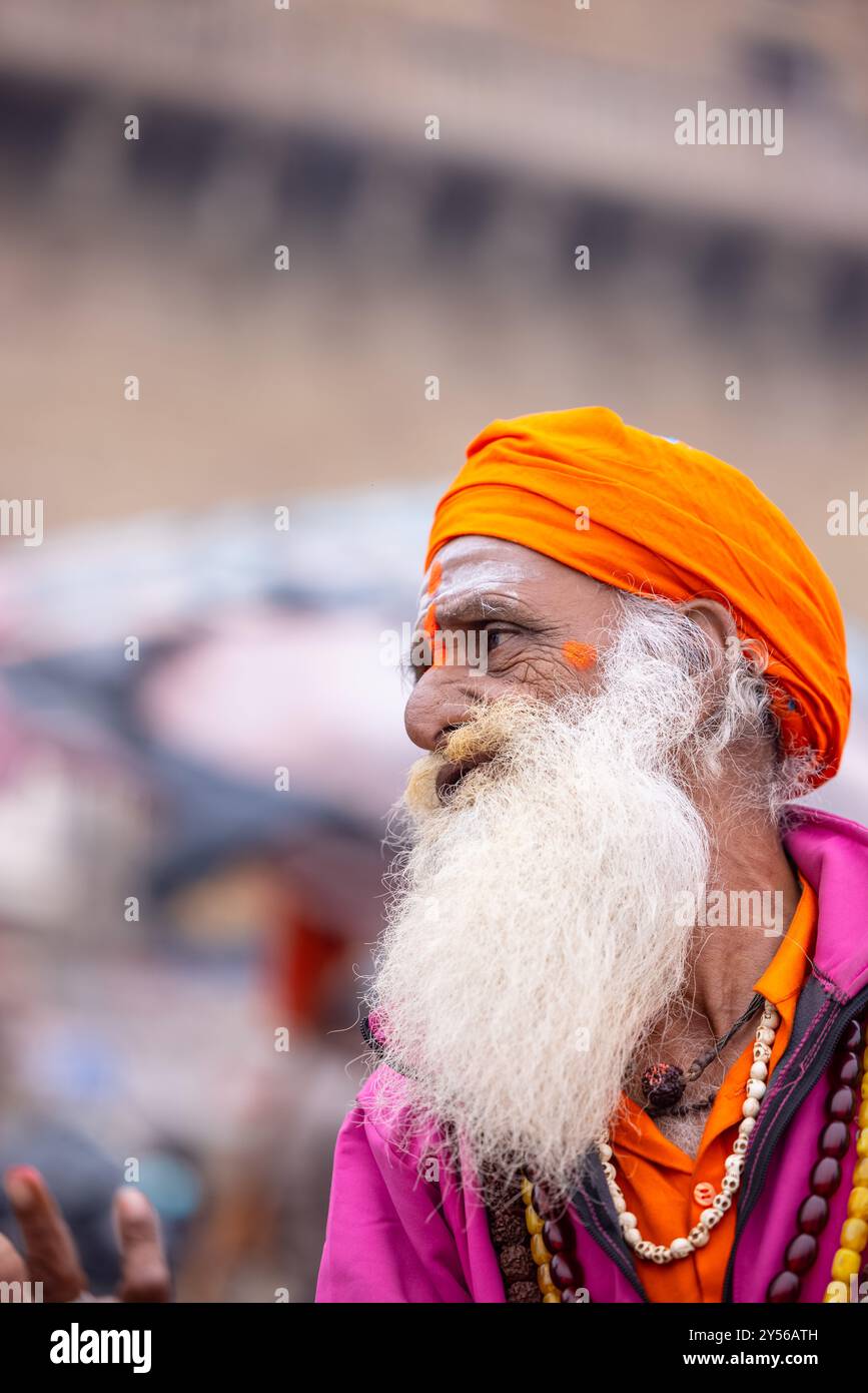 Tourists and local people visiting kashi to worship lord shiva and take ...