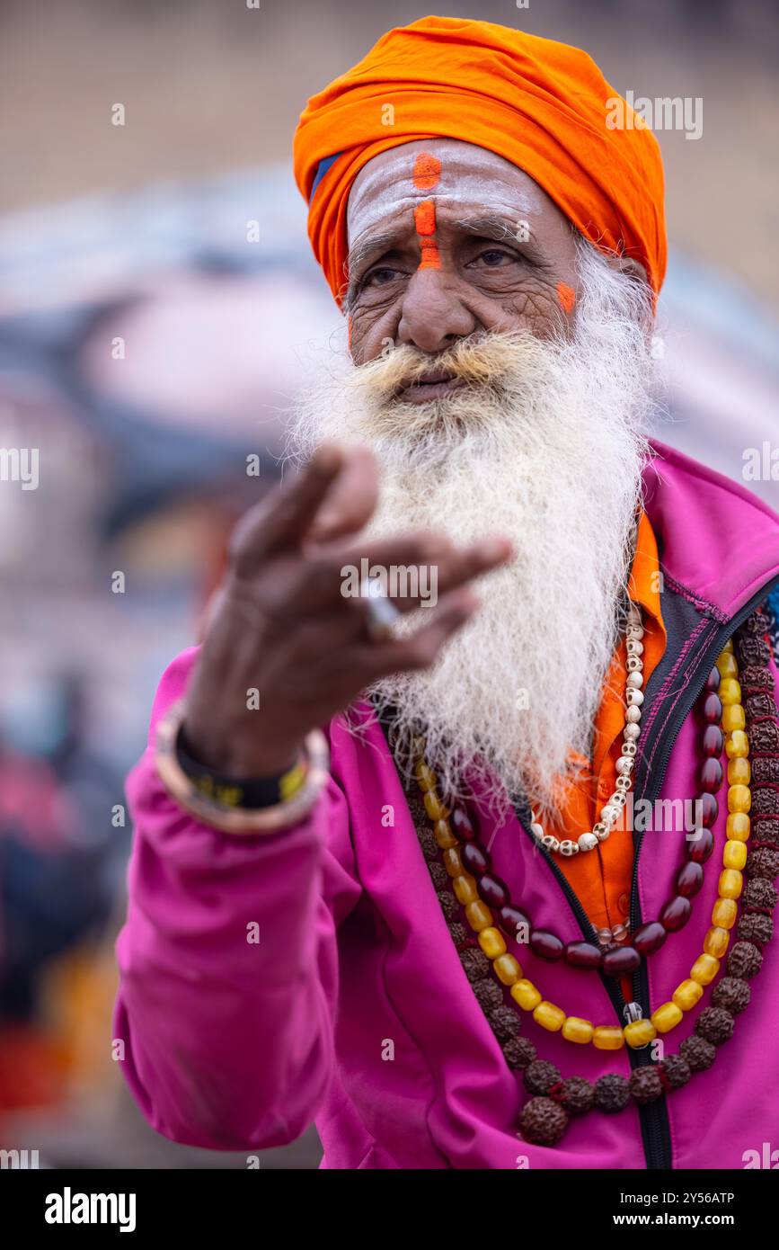 Tourists and local people visiting kashi to worship lord shiva and take ...