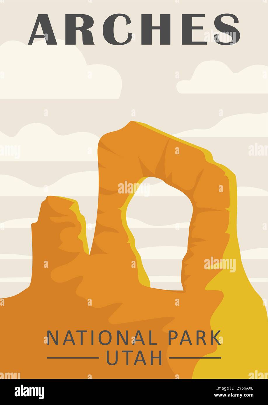 Arches national park home Stock Vector Images - Alamy