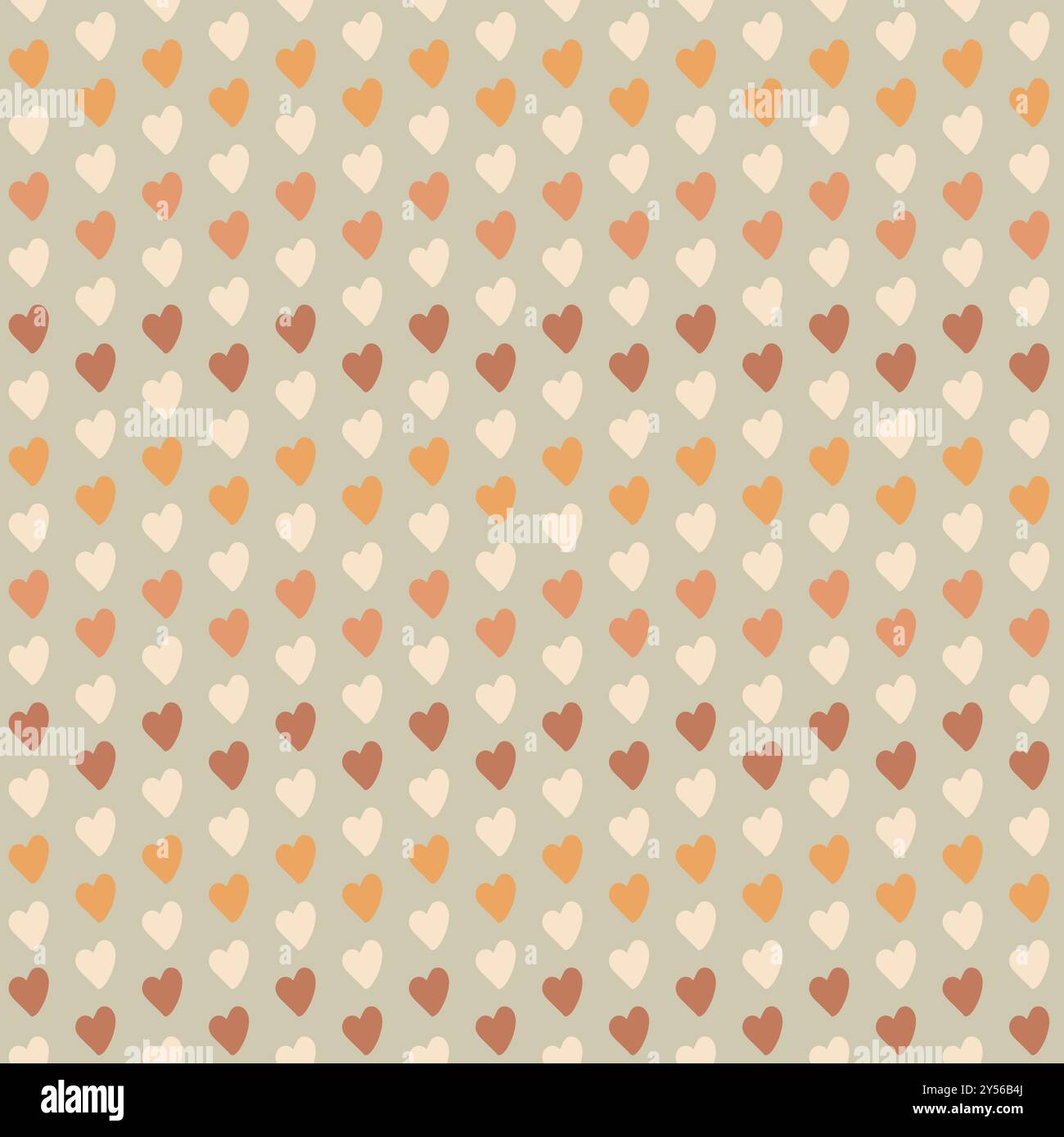 Vector seamless hearts pattern, doodle elements. Happy mothers day art. Vector cute hearts. Can ...
