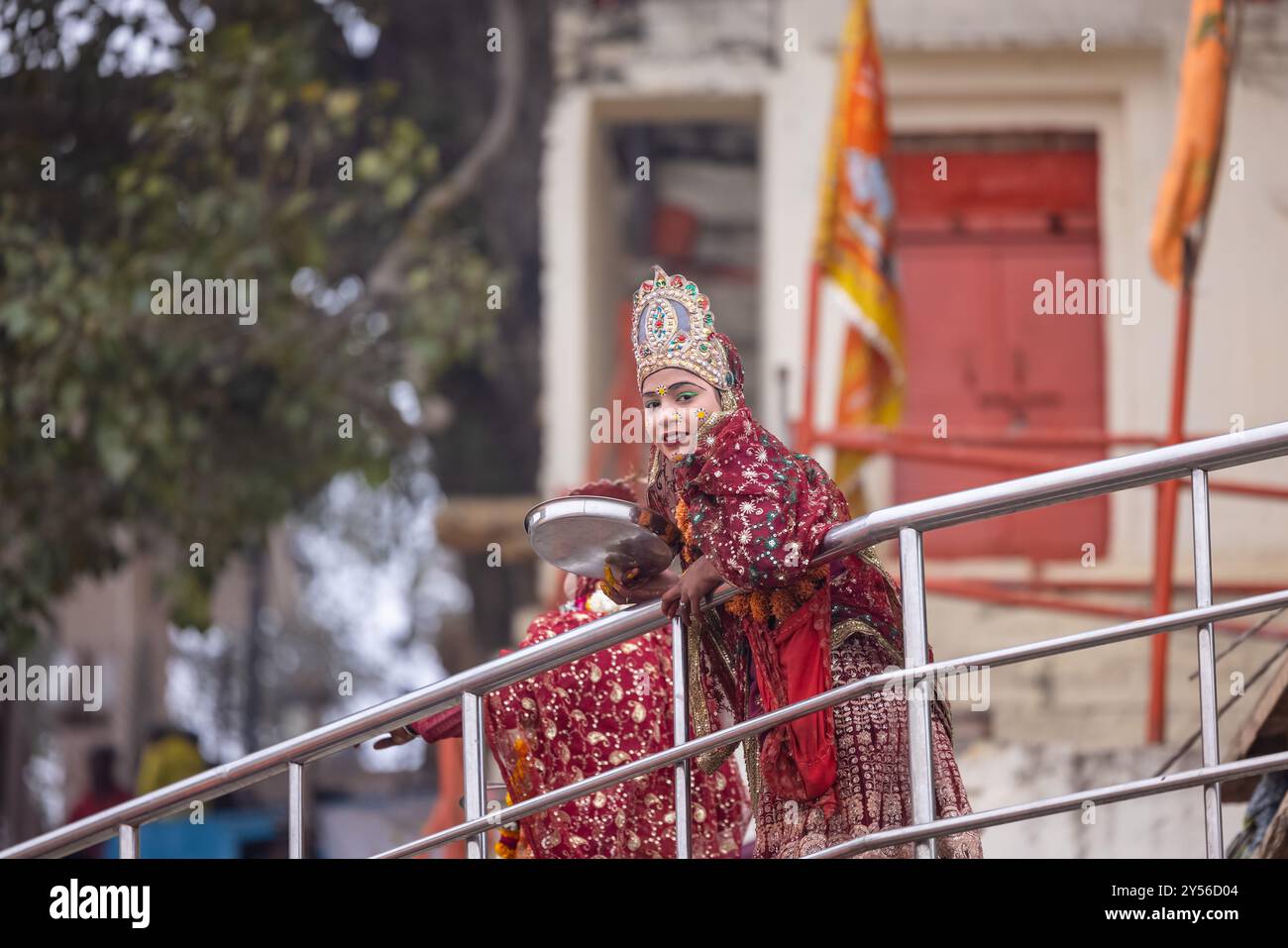 Tourists and local people visiting kashi to worship lord shiva and take ...