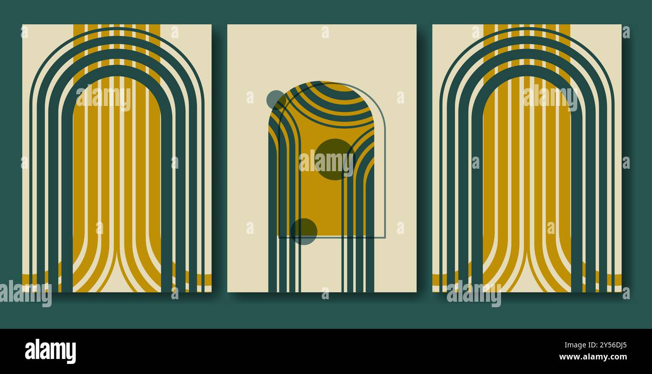 Minimalist aesthetic balancing shapes poster. Aesthetic print with ...