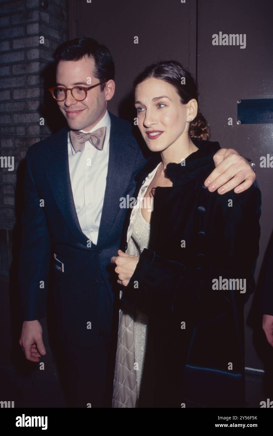 Matthew Broderick and Sarah Jessica Parker at the opening night of ...