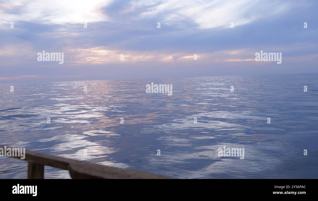 On the middle of the ocean Stock Photo - Alamy