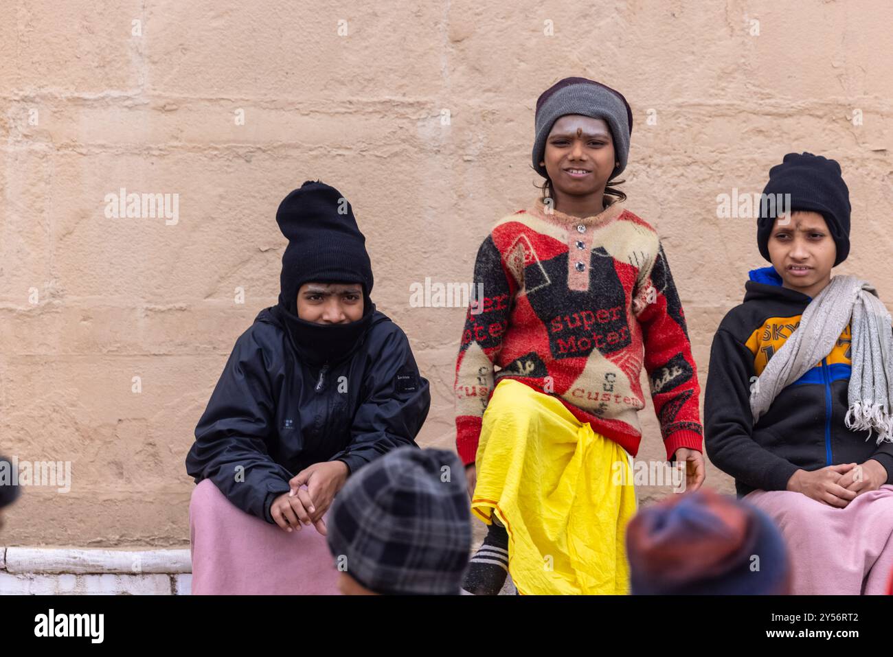 Tourists and local people visiting kashi to worship lord shiva and take ...