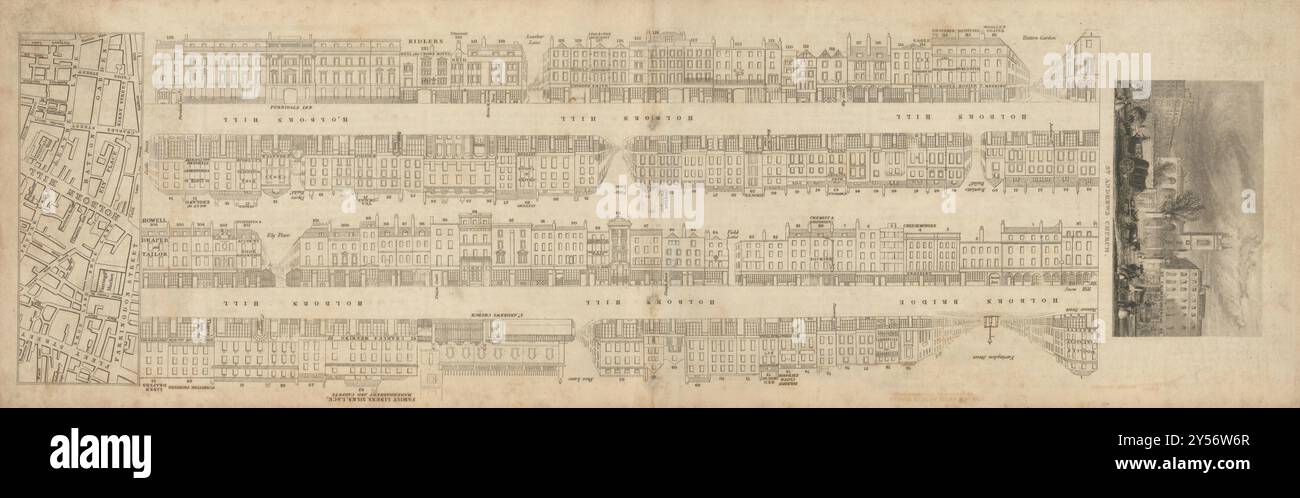 Tallis London Street View #3 Holborn Hill, now Holborn Viaduct (West ...