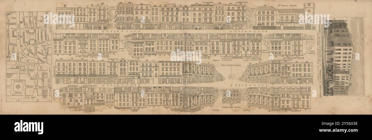 Tallis London Street View #25 Piccadilly (East) & Piccadilly Circus ...
