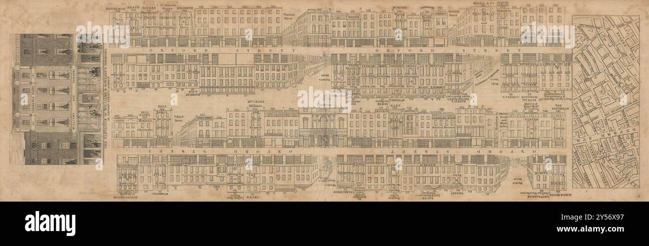 Tallis London Street View #34 Oxford Street (#5, Centre East) 1838 old ...