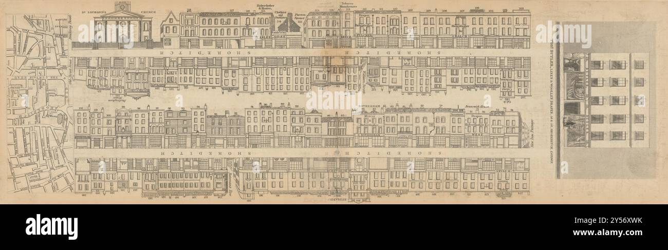 Tallis London Street View #61 Shoreditch High Street (North) 1839 old ...